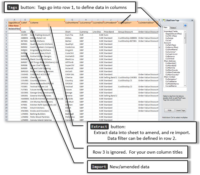 Sage 200 Customer Import/Update
